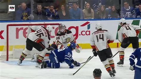 Anator Bertuzzi Scores Goal Against John Gibson Toronto Maple Leafs