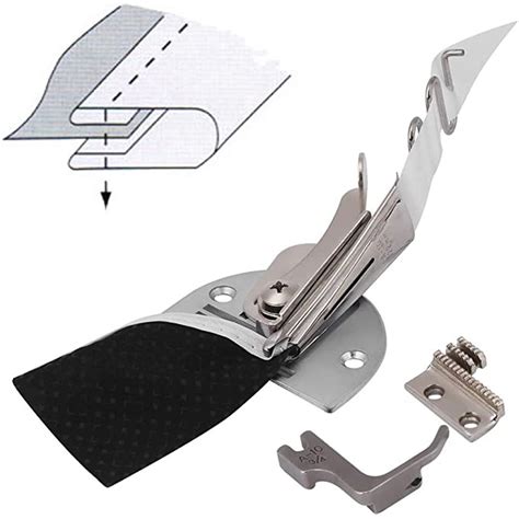 Binding Curve Edge Folder Bias Binder Foot For Industrial Lockstitch Sewing Machine Overlock