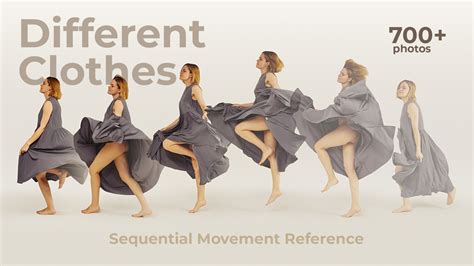 Artstation 700 Reference Photos Different Clothes Sequential Movement Resources