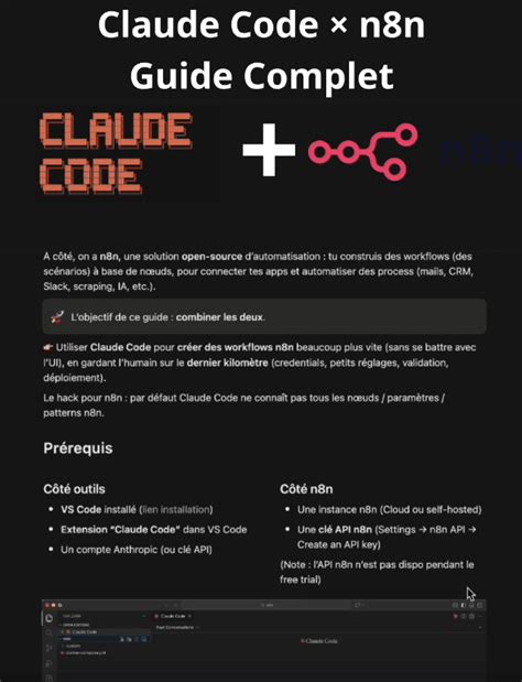 Claude Code Peut Construire Des Agents Ia Sur N8n Pour Vous Même Sans