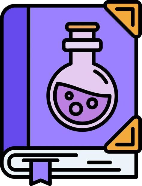 Sciene Book Line Filled Icon 36621621 Vector Art At Vecteezy