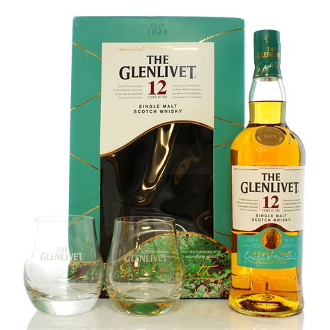 Glenlivet 12 Year Old Double Oak T Set Auction A45749 The Whisky