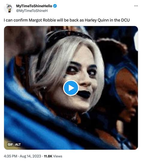 Margot Robbie Explains Harley Margot Robbie Queen Of The Silver