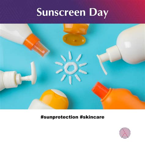 Sunscreenday Sunprotection Skincare Alphanumeric Systems