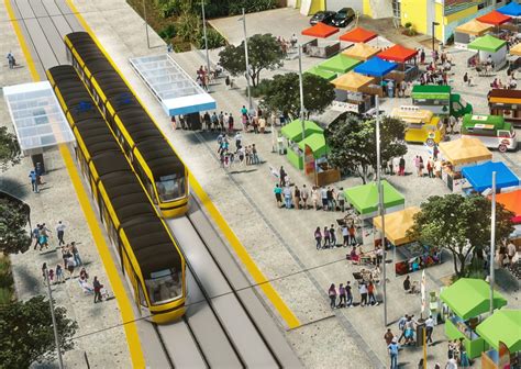 Community Shapes Auckland Light Rail Route Rail Express