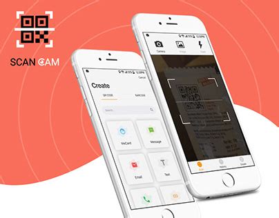 QR AND BARCODE SCANNER IOS AND ANDROID APP Behance