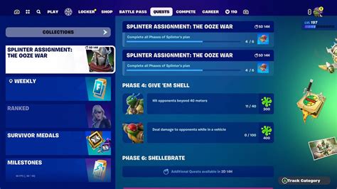 Missing Tmnt Quests R Fortnitebr