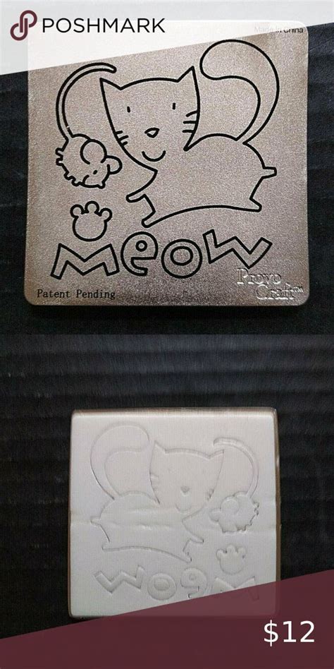 Provo Craft Cuttlebug Die Kitty Cat Meow Tool Provo Craft Cats Meow Scrapbook Crafts