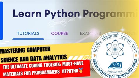 "Mastering Computer Science and Data Analytics: 📕Top Resources for #iitpatna 🥇 Hybrid Program ...