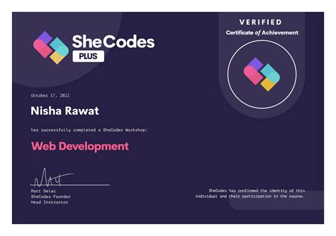 Nisha Rawat Shecodes Profile Shecodes