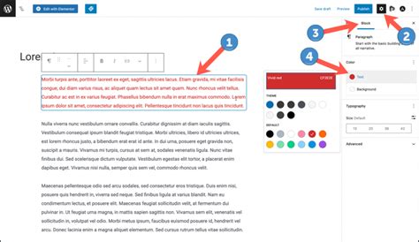 How To Change Text Font Color In WordPress 4 Easy Ways