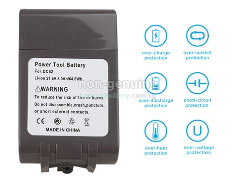 Battery for Dyson DC62,replacement Dyson DC62 battery for Vacuum ...