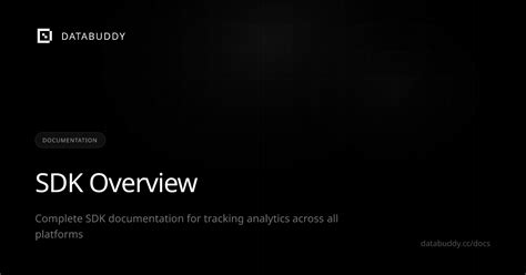 Sdk Overview Databuddy Documentation