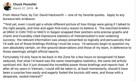 Colonel Hackworth Quotes