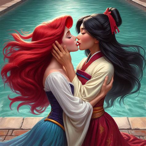 Ariel And Mulan By Headlessape On Deviantart