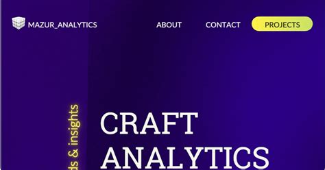 Craft Analytics