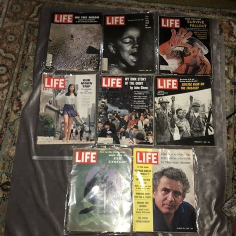 Lot Of 8 1960s 1970s Vintage Life Mags Sex Norman Mailer Moon Landing Vietnam Ebay