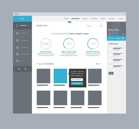 Dribbble Wireframe Design  By Agile Infoways
