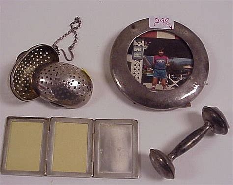 Lot Sterling A Victorian Scottish Egg Form Tea Strainer Hinge As Is