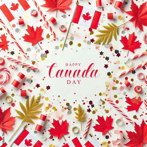 Canada Day Post Canada Day Poster Background With Happy Canada Day