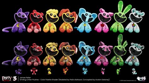 Poppy Playtime Chapter 3 Smiling Critter Plush Coloring Shader