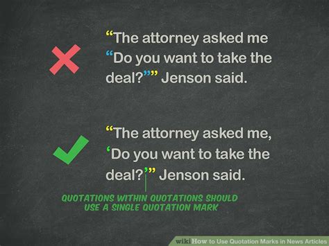 Ways To Use Quotation Marks In News Articles WikiHow