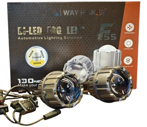 Ups Way Maker F55 Bi Led Projector Fog Lamps 130w 6000k