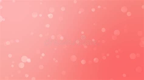 Light Red Bokeh Gradient Motion Background Loop Moving Bubbles