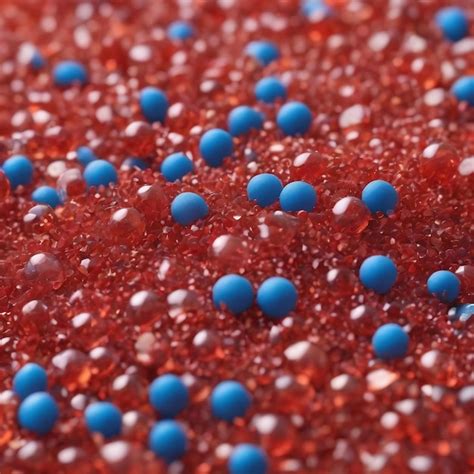 Premium Ai Image Tinted Plastic Granulate For Injection Moulding Process