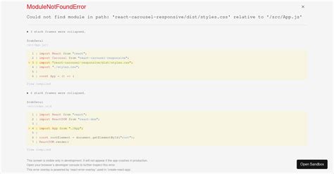 react responsive carousel forked codesandbox