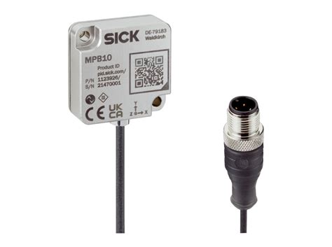 Sensor Para Monitorização De Vibrações Temperatura E Choques Mpb Sick