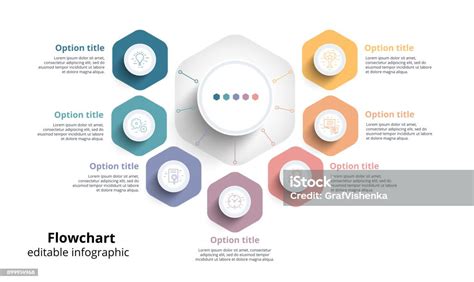 비즈니스 프로세스 차트 7 단계 세그먼트와 인포 그래픽입니다 원 기업 타임 라인 infograph 요소입니다 회사 프레 젠 테이