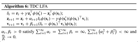 An Online Prediction Algorithm For Reinforcement Learning With Linear Function Approximation