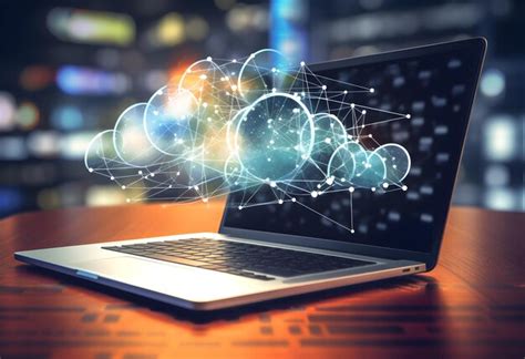 Cloud Storage Internet Data Storage Cloud Computing Technology Business Network Concept Computer