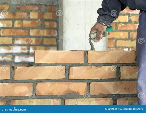 Bricklayer Stock Image Image Of Cement String Hand 2294531