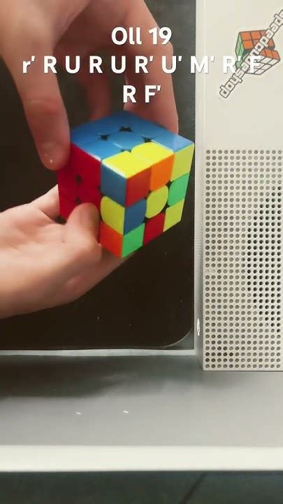 Oll 19 Cubes Rubikscube Cubing Cubers Puzzle Algorithm Magic Algorithms Gancubes
