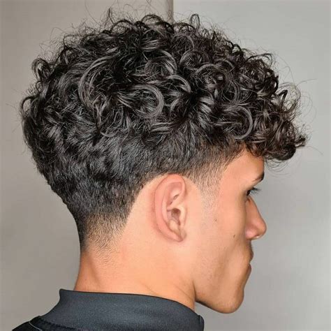 Low Taper Fade Haircut Long Curly Hair At Justin Wells Blog