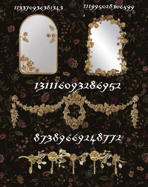 Brass Wall Decor Roblox Image Id Code Pattern Decal Bloxburg Decals