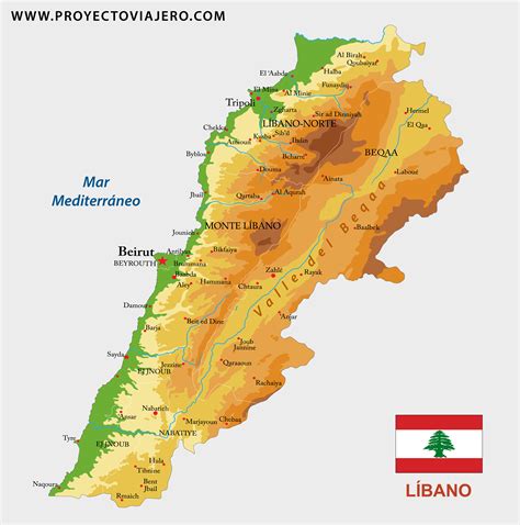 Mapas Del Líbano El Nexo De Unión Entre Este Y Oeste