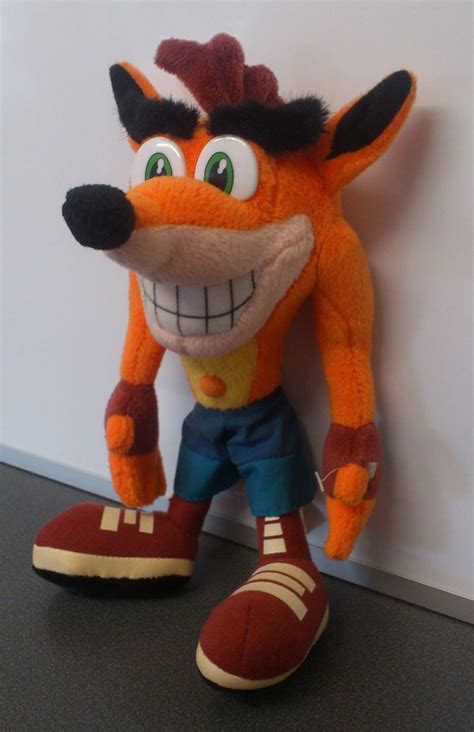 A Crash Bandicoot Plush Soft Toy By Play By Play 2001 12 Crash