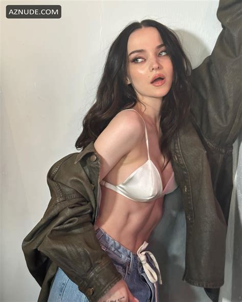 dove cameron in her bra and jacket at the hello sunshine s shine away at