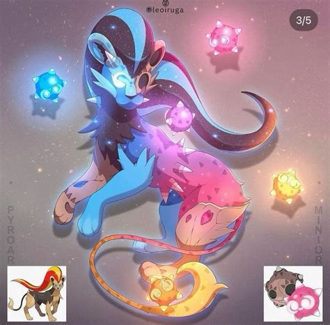Cool Pokemon Fusions Mew Fusion Luxray Fusion Oc Pokémon