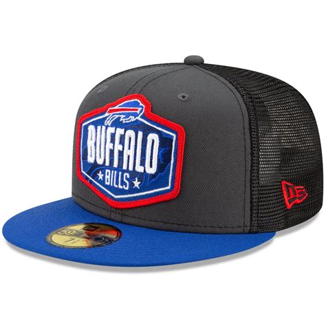 Mens Buffalo Bills New Era Graphiteroyal 2021 Nfl Draft On Stage