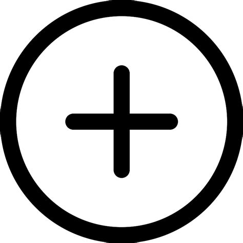 Round Add Button Vector SVG Icon SVG Repo