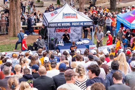 Turning Point Usas Charlie Kirk Brings Tour To University Of Tennessee