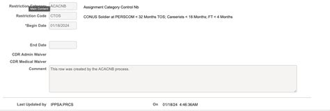 Ippsa Aea Code R Army