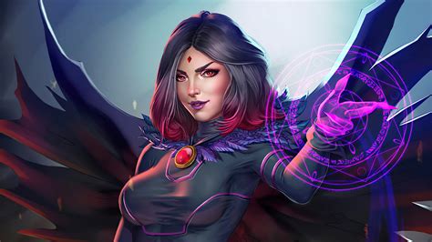 Raven Superhero Wallpaper
