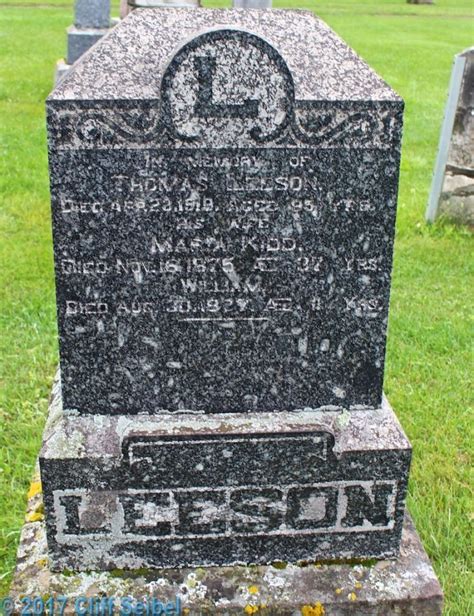 William Leeson 1866 1877 Find A Grave Memorial