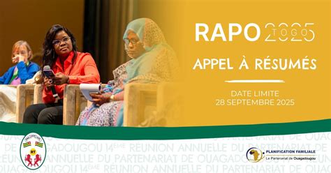 Rapo 2025 Appel à Résumés Partenariat De Ouaga