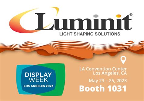 Luminit Light Shaping Diffusers® On Linkedin Displayweek2023